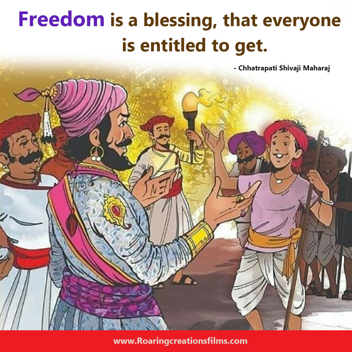 15+ Chhatrapati Shivaji Maharaj Quotes in English - Roaring Creations Films