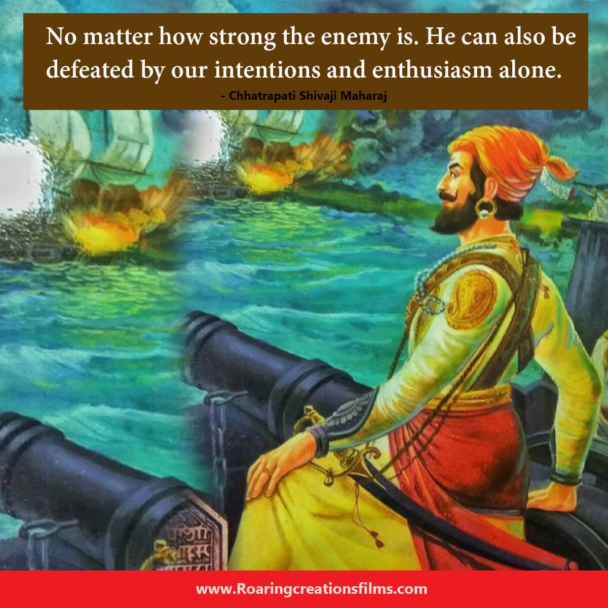 15+ Chhatrapati Shivaji Maharaj Quotes in English - Roaring Creations Films